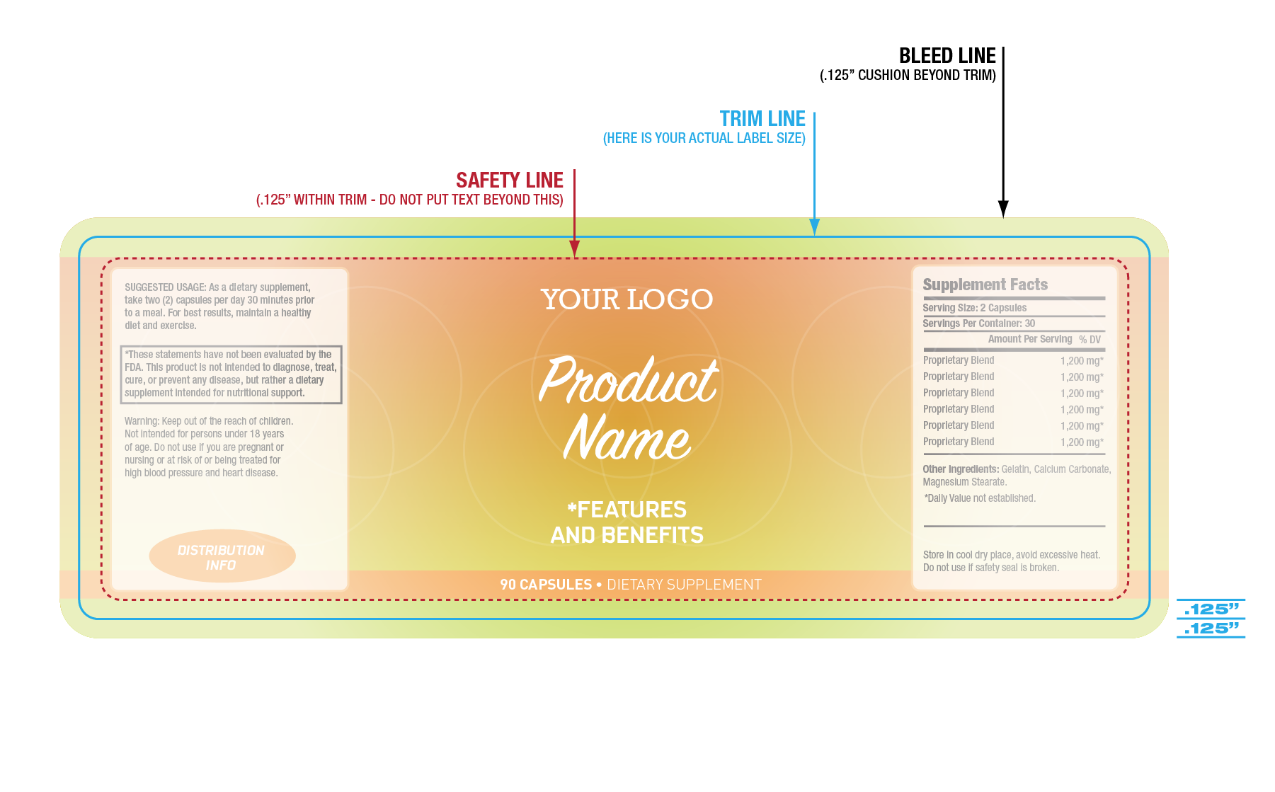 2 Oz Bottle Label Template Printable Label Templates