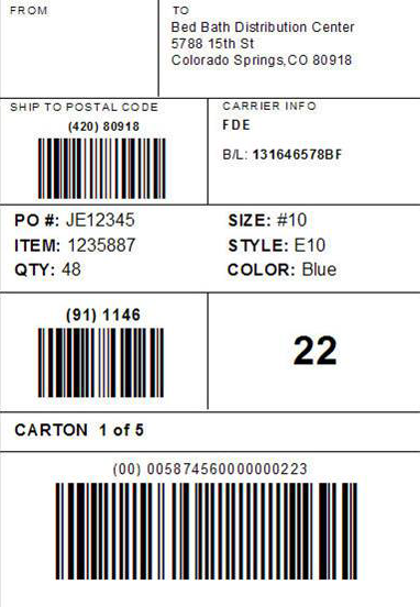 Gs1 128 Label Template Printable Label Templates