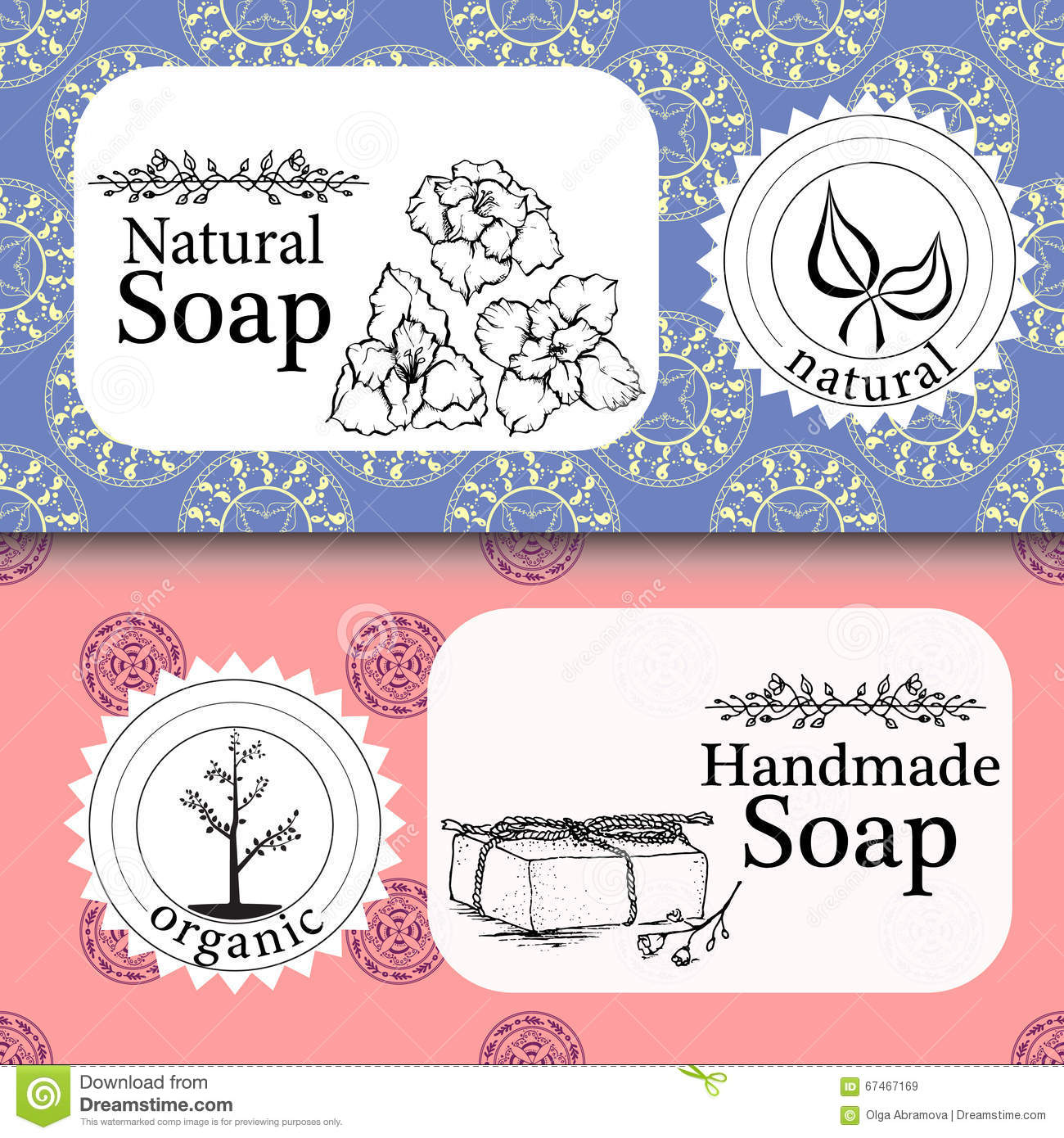 Wrap Around Soap Label Template Free