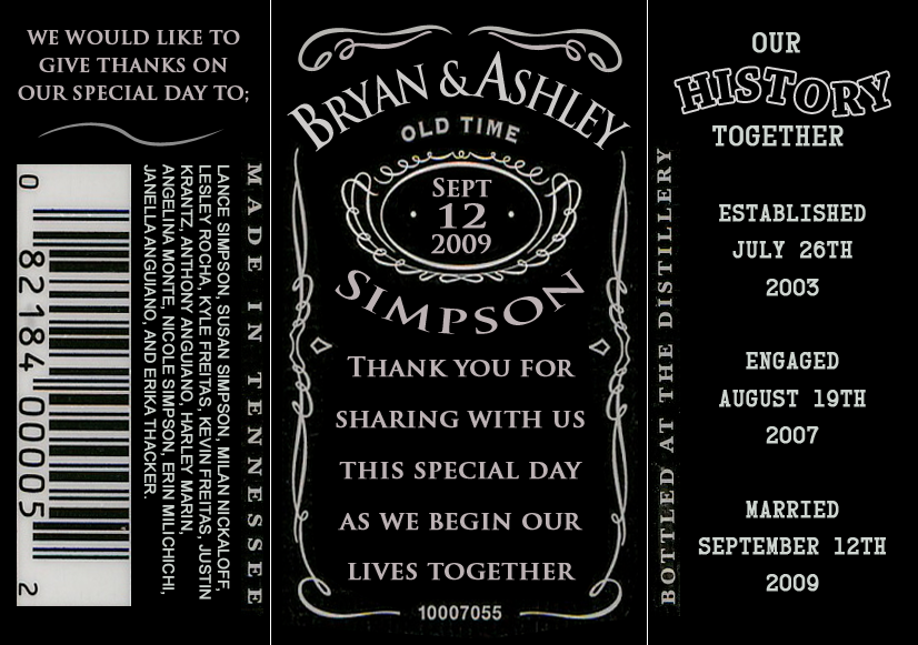 Jack Daniels Label Template Generator Printable Label Templates