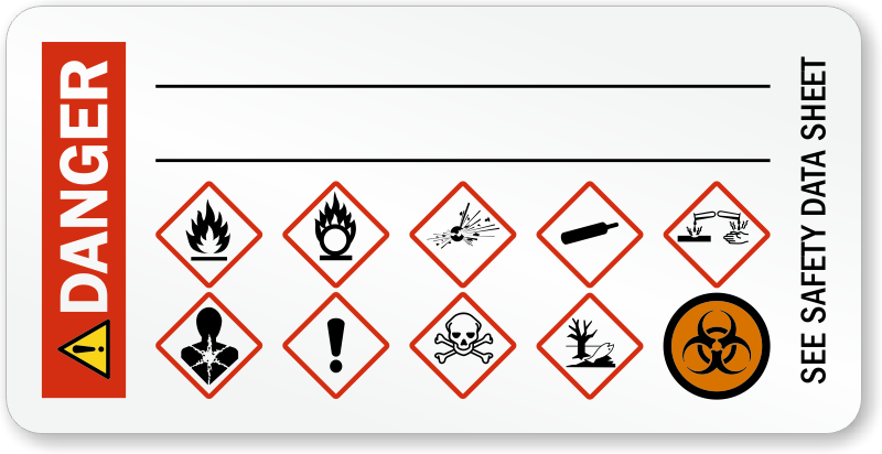 Ghs Secondary Label Template Printable Label Templates