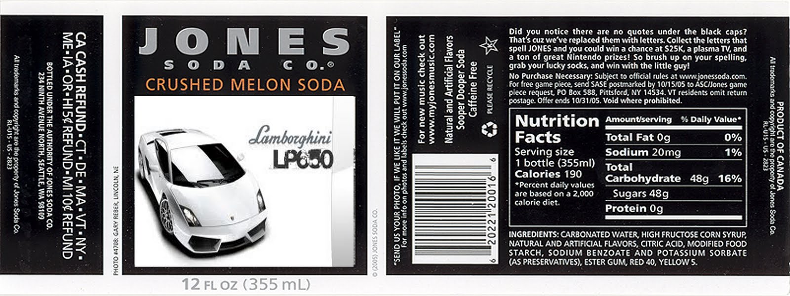 Jones Soda Label Template Printable Label Templates